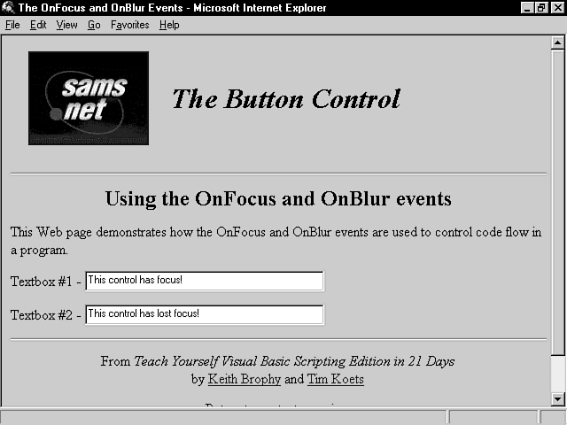 Day 8 -- Intrinsic HTML Form Controls
