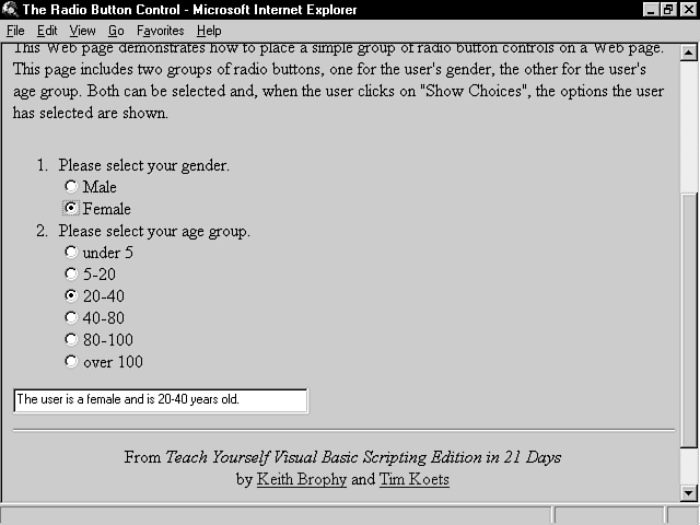 Day 9 -- More Intrinsic HTML Form Controls